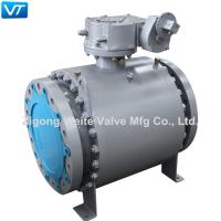 China Trunnion Mounted Electric Ball Valve Body LF2 Big Size Ball Valve 16