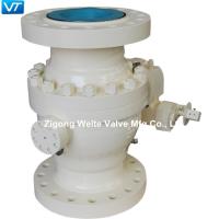 China WCB Cast Iron Flanged Ball Valve Trunnion Mounted 10'' Class 900 for sale