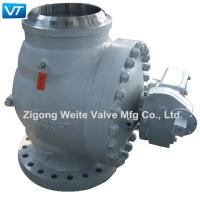 China 16In 600lb Industrial Ball Valve Manual Worm Gear Pneumatic Actuated for sale