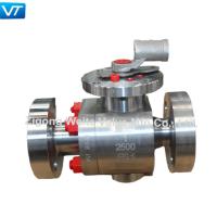 China Stainless Steel F51 Ball Valve 2500LB Anti Static API 6FA API 607 Fire Safe for sale