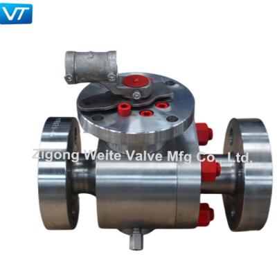 China Industrial Duplex F51 Stainless Steel Flanged Ball Valve 1In for sale