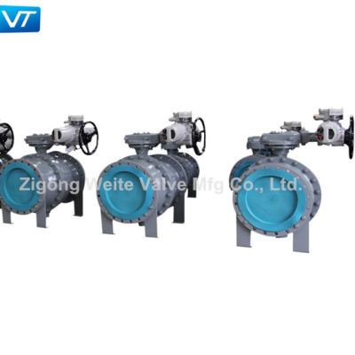 China Reduced Bore Anti Static Ball Valve LCB Body 20x18 Inch Without Leakage for sale