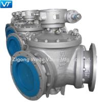 China Multi Port Ball Valve Carbon Steel 16 Inch DN250 3 Way Ball Valve for sale