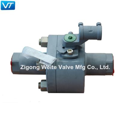 China 300lb Full Bore And Reduced Bore Ball Valve 1x3/4 Inch ASTM A105N for sale