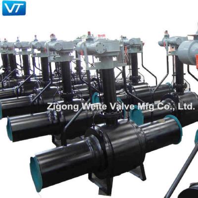 China RTJ Ends Natural Gas Pipeline Valves 15Mpa Fully Welded Ball Valve for sale