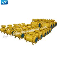 China OEM Three Pieces Fixed Ball Valve API 6D Standard Design ANSI BI6.10 for sale