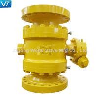 China API 607 Trunnion Mounted Ball Valve 600lb WCC Double Block And Bleed for sale