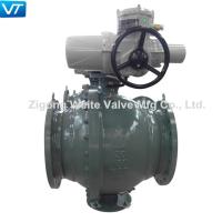 China 20'' 150LB Gear Operated Ball Valve WCB Carbon Steel Fire Safe Ball Valve for sale