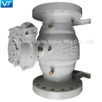 China 600LB 10 Inch Top Entry Trunnion Ball Valve WCB 3 Pieces Carbon Steel for sale