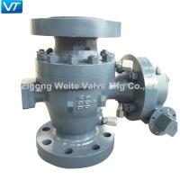 China OEM ODM 900lb Trunnion Mounted Ball Valve DBB 4 Inch Bolts Connected for sale