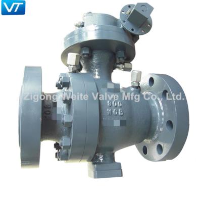 China OEM ODM 900lb Trunnion Mounted Ball Valve DBB 4 Inch Bolts Connected for sale