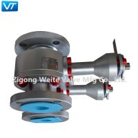 China PCTFE Stainless Steel Flanged Ball Valve API6D F316 Ball Valve for sale