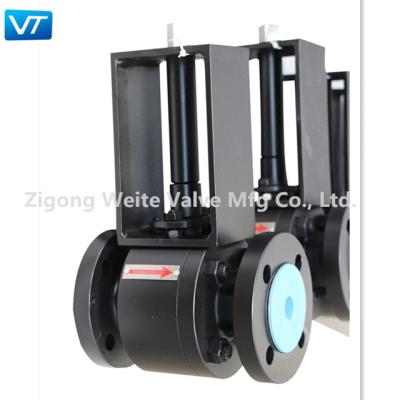 China Flanged End Floating Ball Valve Cast Steel With Locking Device for sale
