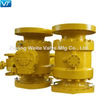 China WCC Forged Steel Electric Floating Ball Valve Soft Seat Sealing for sale