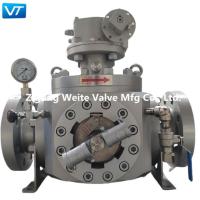China A105 Body Piggable Ball Valve 4'' 600LB ANSI B16.34 Pig Valves for sale