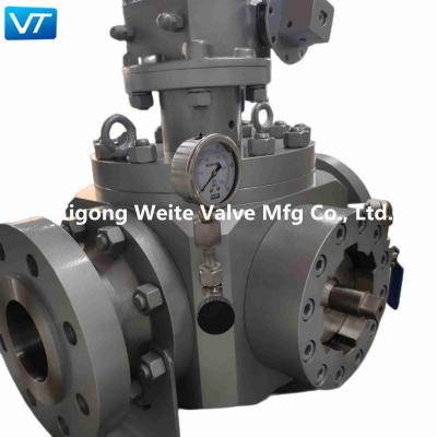 China DEVLON Seat Pigging Ball Valve Top Entry Easy Open And Close Port Cover for sale