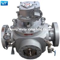 China Bidirectional Pigging Ball Valve 4 Inch Class 600 ASTM A105 Piggable Valves for sale