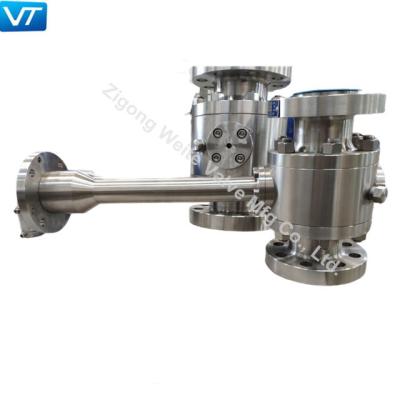 China A182 F316 Cryogenic Ball Valve PCTFE Seated Extended Bonnet Ball Valve for sale