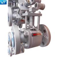 China SS High Pressure High Temperature Ball Valve 500 Degree Heat Resistant Ball Valve for sale