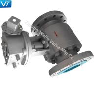 China 316SS High Pressure High Temperature Ball Valve Pneumatic Actuator for sale