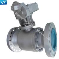 China DN50-DN600 High Temp Ball Valve BS 5351 Electrical Operated With High Sealing Seat for sale