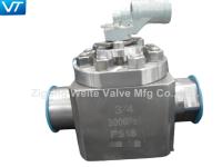 China 3/4 Inch Top Entry Ball Valve F316 Stainless Steel 3000 Psi Ball Valve for sale