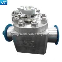 China 1-1/2'' 3000 Psi Top Entry Fire Safe Ball Valve Body Forged Steel for sale