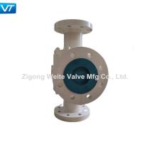 China WCB Body Pipeline Ball Valve 300LB T Type 3 Way Ball Valve 4 Inch for sale
