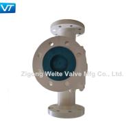 China API 608 Standard 3 Way Ball Valve 4 Inch API 598 ASME B16.10 Flange for sale