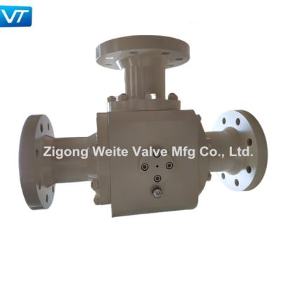 China API 608 Standard 3 Way Ball Valve 4 Inch API 598 ASME B16.10 Flange for sale
