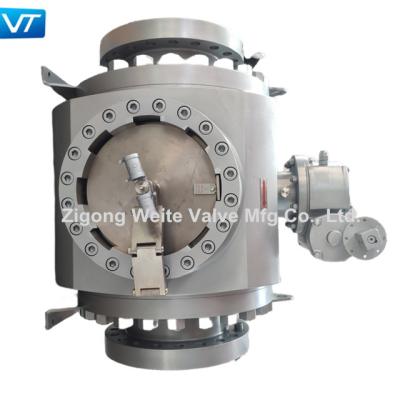 China OEM 12'' Class 600 Pigging Ball Valves For Launching Soft Sealing for sale