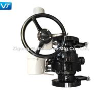 China Class 600 Gear Operated Ball Valve 10'' WCB Carbon Steel Ball Valve for sale