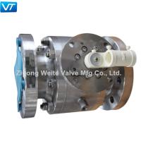 China API 607 Lever Operated Ball Valve Anti Static Flange End Ball Valve CF3 for sale