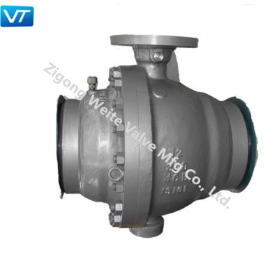 China Carbon Steel 8 Inch Ball Valve Class 300 Forged Trunnion Ball Valve for sale