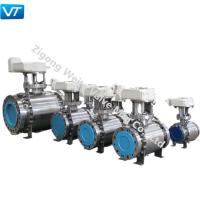 China Trunnion Mounted Cryogenic Ball Valve Forged Electric Actuator Ball Valve for sale