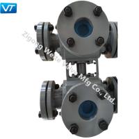 China VT Natural Gas Pipeline Fast Discharge Quick Shutdown Double Ball Valves for sale