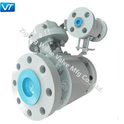 China API 6D Pipeline Ball Valve Pressure Retaining API 607 DBB Ball Valve for sale