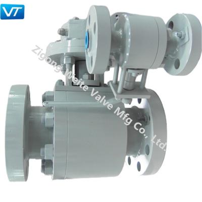 China Forged Steel Double Oil Pipeline Valves ISO5211 Double Block And Bleed Ball Valves for sale