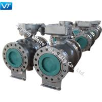 China 3 Pieces WCB Trunnion Mounted Ball Valve 10
