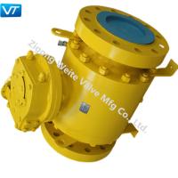 China Class 600 Trunnion Mounted Ball Valve WCC Ball Valve Reduced Bore for sale