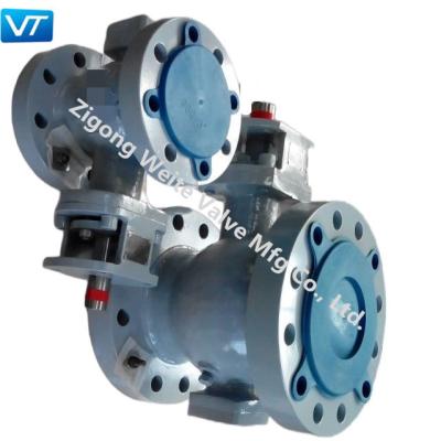 China OEM API 6D V Notch Type Ball Valve DN 300 Single Seat Sealed for sale