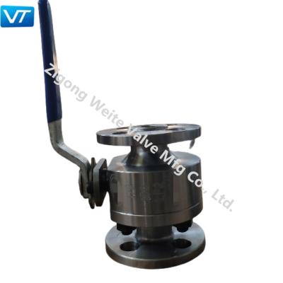 China 1-1/2 Inch Lever Operated Ball Valve API 607 Fireproof Anti Static for sale