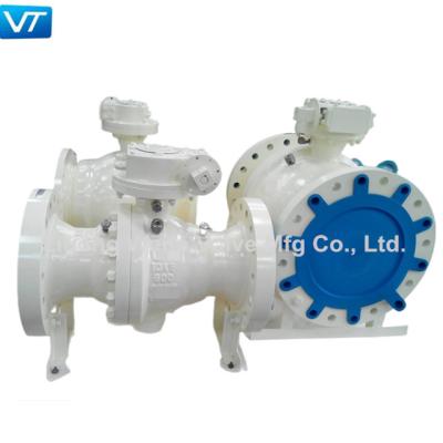 China 10x8'' Reduce Bore Ball Valve Forged WCC Ball Valve Class 600 for sale