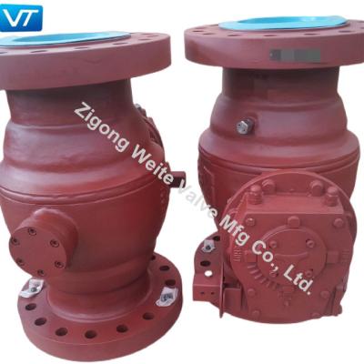 China Carbon Steel WCB Trunnion Mounted Valve 10