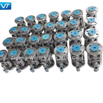 China Small Size 1 Inch LF2 Flanged Floating Ball Valves API6D Class 600 Ball Valve for sale