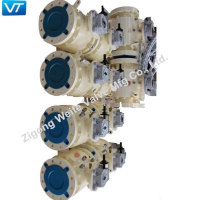 China A105 ENP Natural Gas Pipeline Valves Actuator Connection ISO5211 for sale