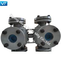 China VT Natural Gas Pipeline Quick Shutdown Double Ball Valves Fast Discharge for sale