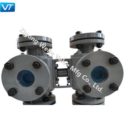 China VT Natural Gas Pipeline Quick Shutdown Double Ball Valves Fast Discharge for sale