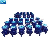 China OEM A Batch Of Floating Ball Valve Ball F316  Class 150 Blue color for sale