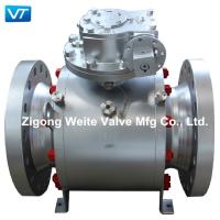 China 10x8'' Reduced Bore Ball Valve Metal Sealed 300LB High Temperature Resistant for sale